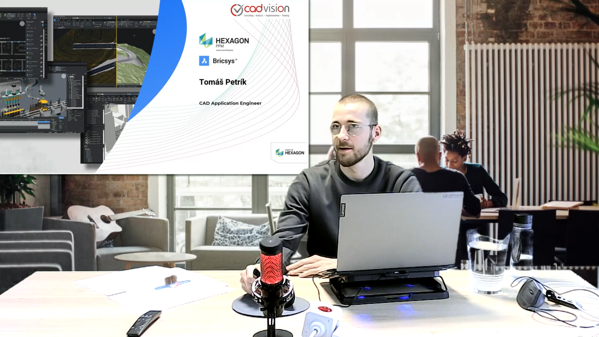 cadvision Live stream – živé vstupy – online prezentácie | CADpiping